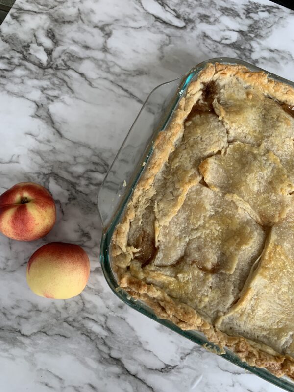 Peach Cobbler Pie
