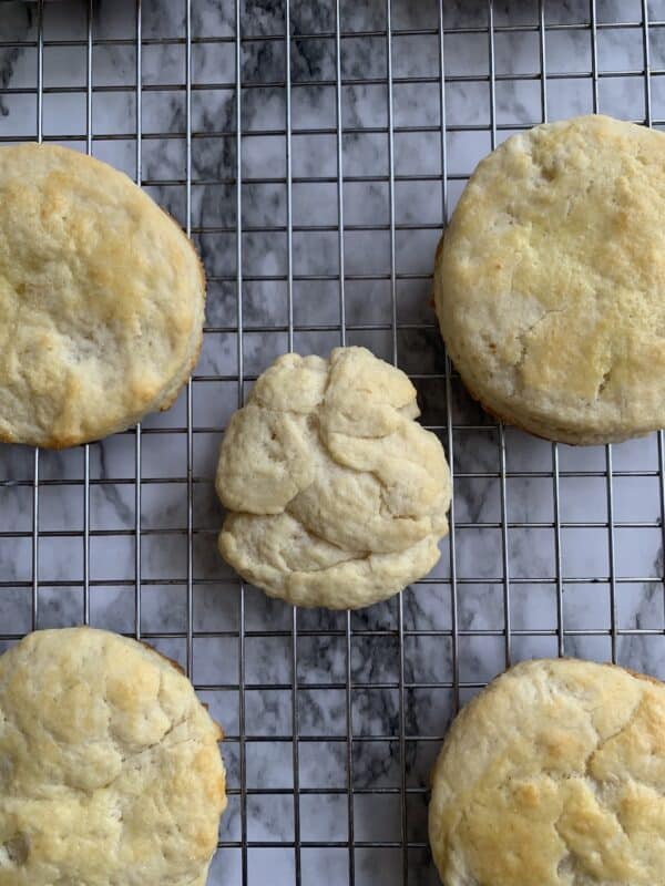 Easy Buttermilk Biscuits with Self-rising Flour - Mattie Jean Creations