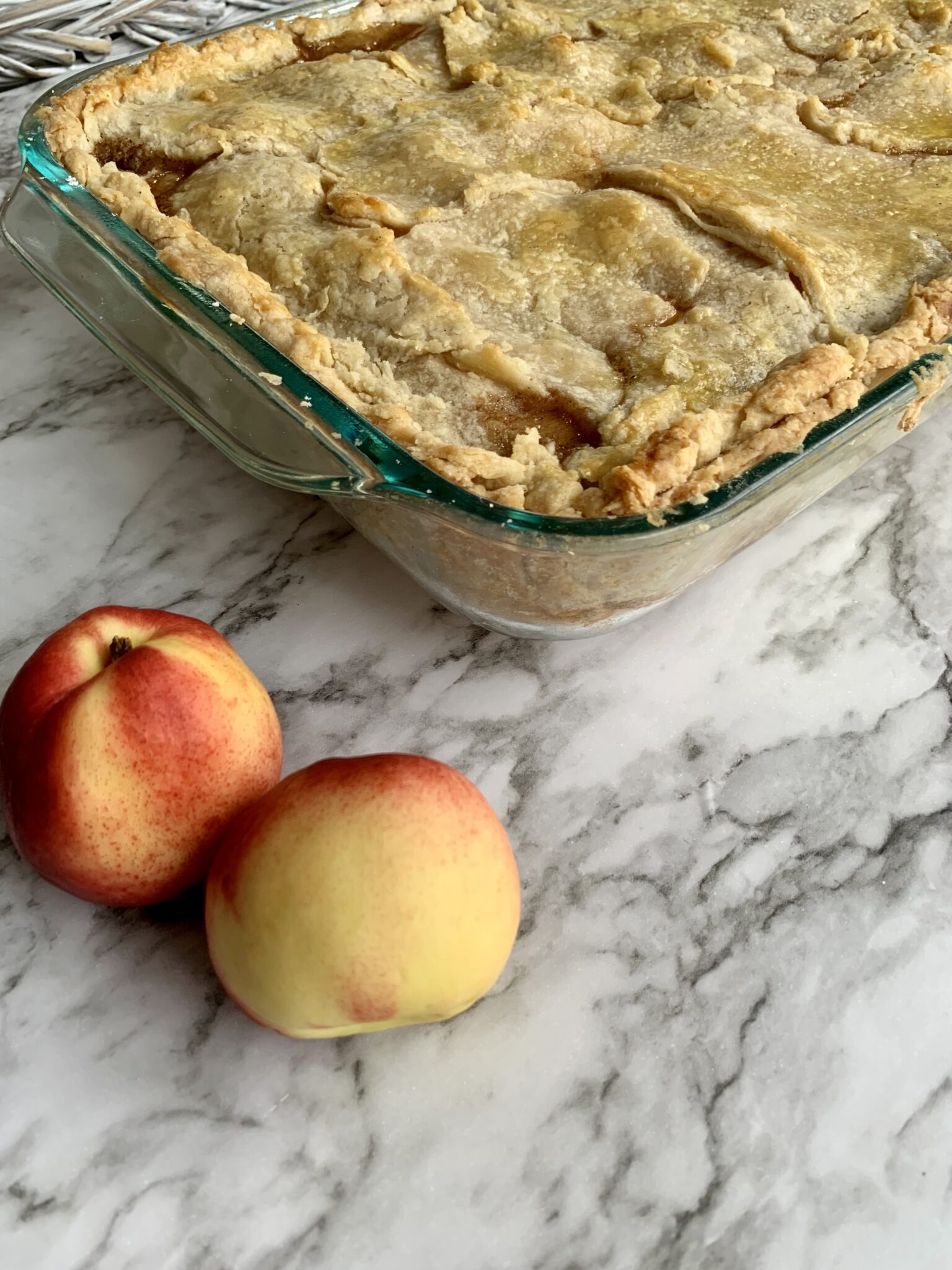 Peach Cobbler Pie